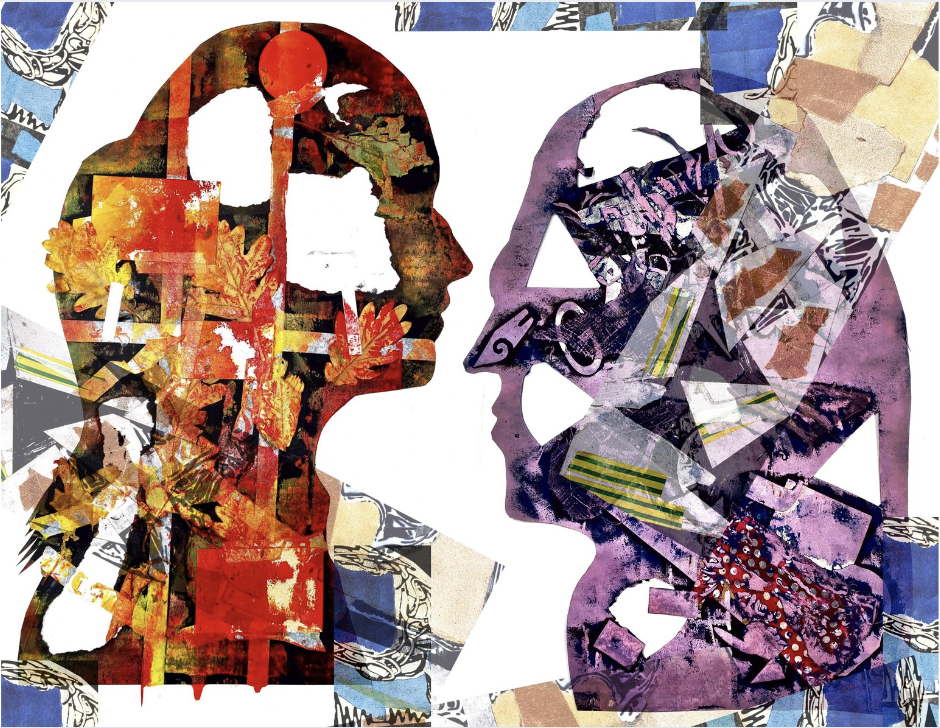 New Art Exhibit at The Hungry Mind : Collagraph Portraits – Prints and ...